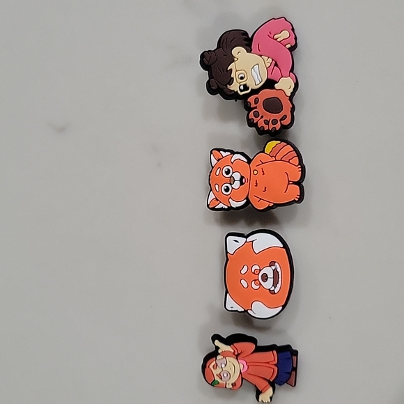 L.A.Charms | Accessories | 4pcs Turning Red Characters Croc Shoe Charms ...